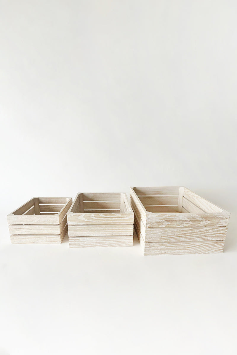 3 Slat Wooden Crate (unit 4 + 12) – Griff Trading