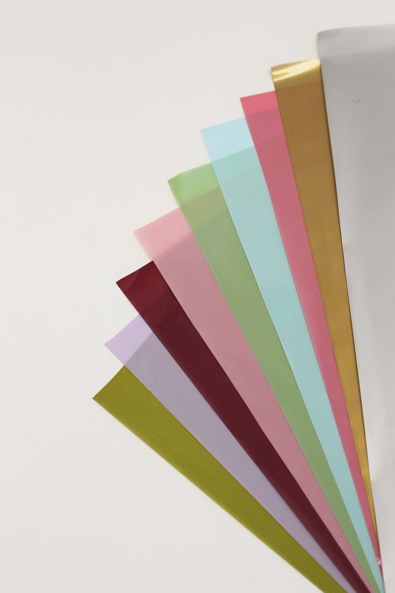 Matte/Gloss Pastel Cello Sheets - PK 100 (unit 1) – Griff Trading